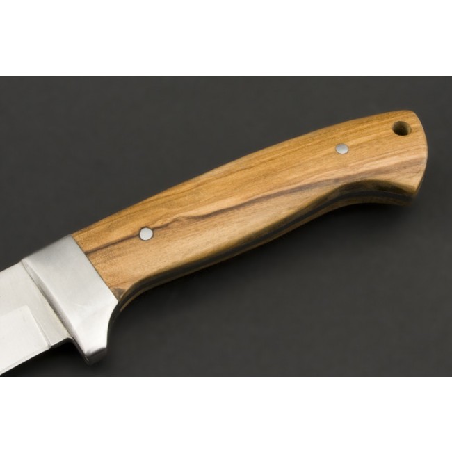 ED MAHONY Elch Master IV, Jagdmesser, (olive wood handle) , Shop